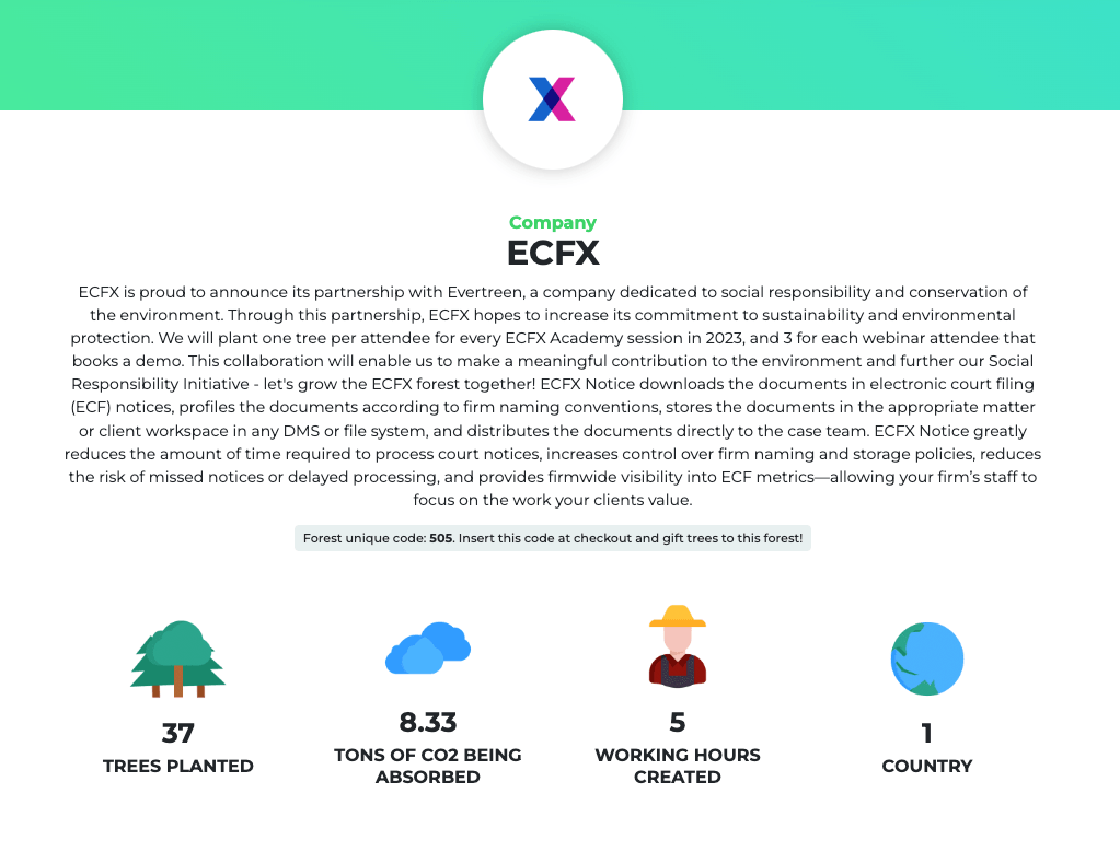 Evertreen Sustainability Initiative | ECFX